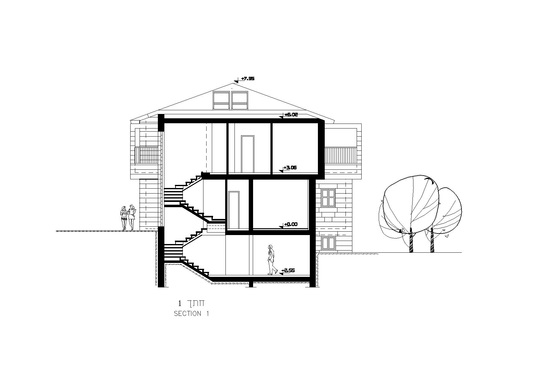 שבלול - תכנית אדריכלית DA-2713