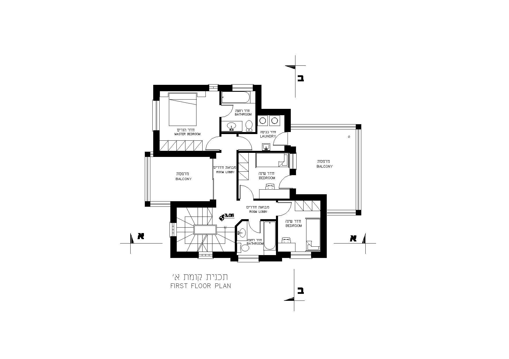 שבלול - תכנית אדריכלית DA-2713