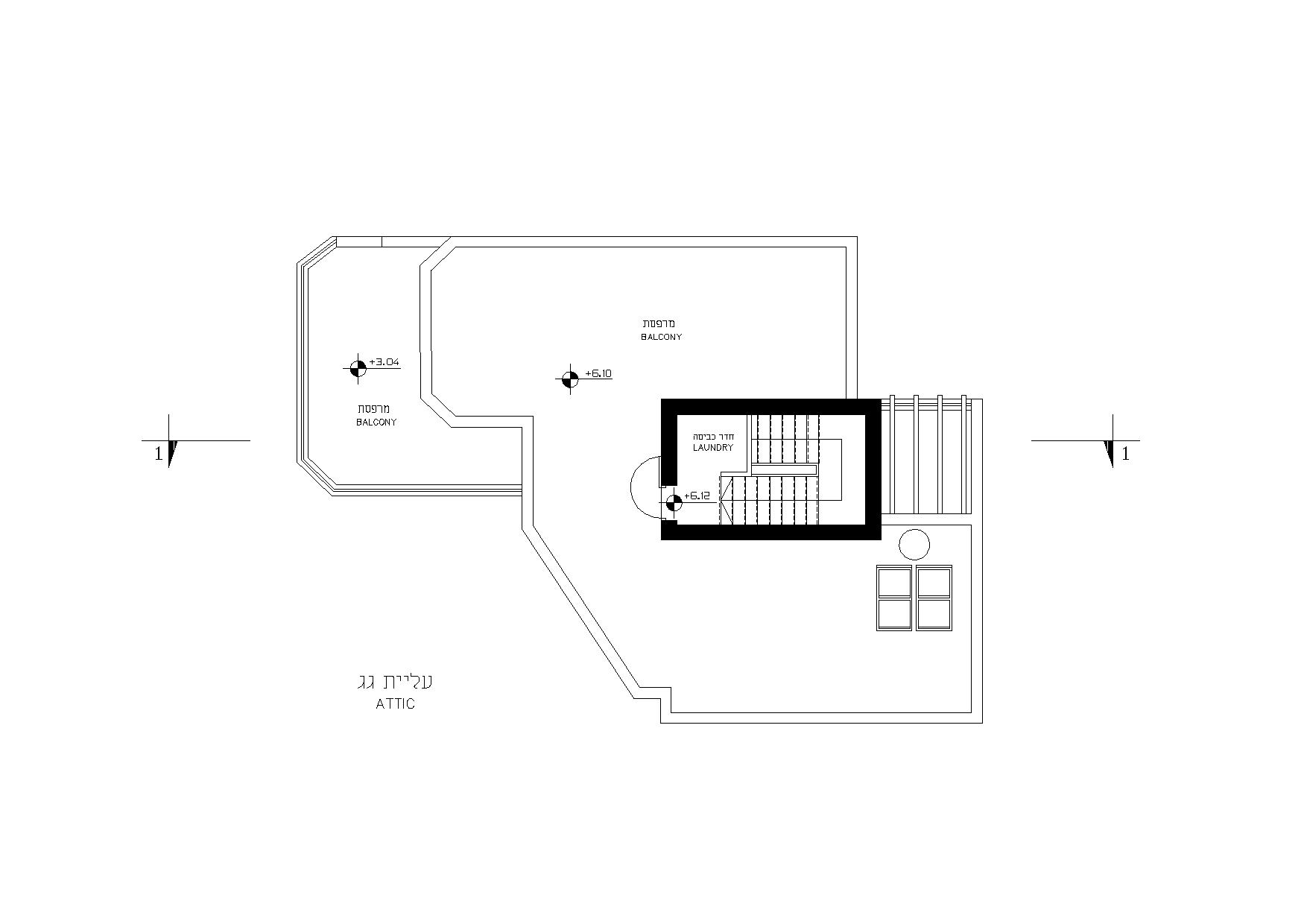 שבלול - תכנית אדריכלית DA-8570