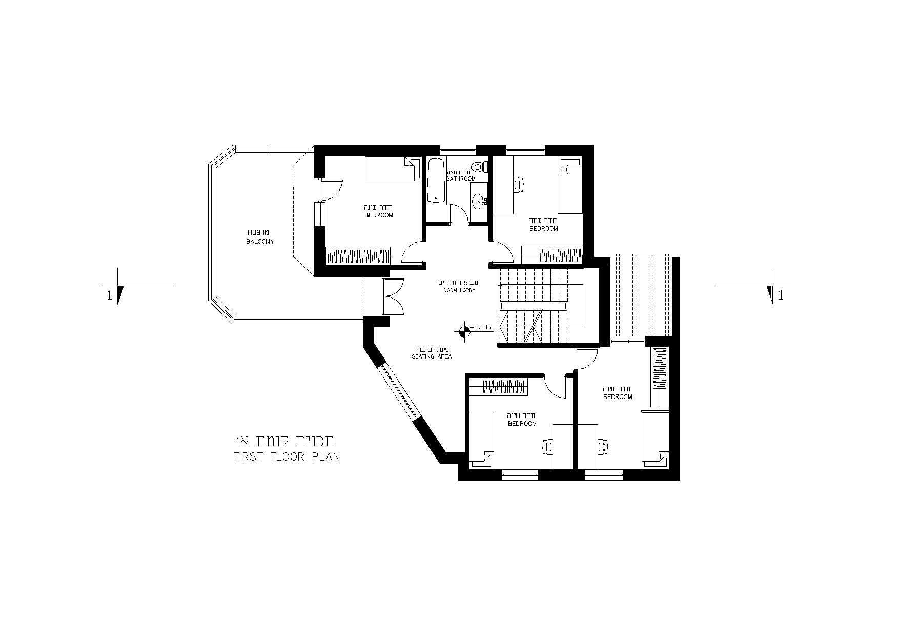 שבלול - תכנית אדריכלית DA-8570